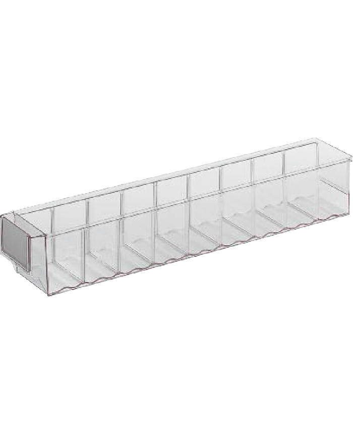 Bac divisible transparent LB 500 E TR - bacs divisibles : P&P